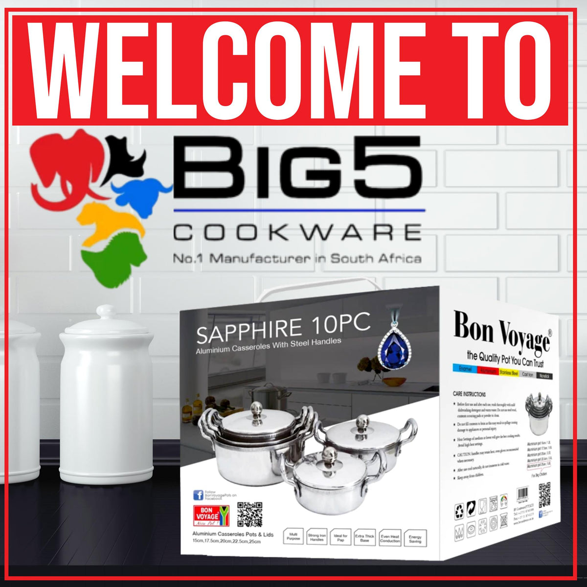 Welcome to our newly designed shop! – Big5 Cookware Factory Shop