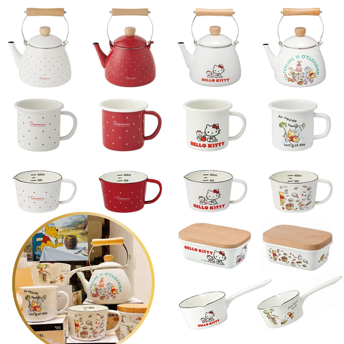 Winne/HelloKitty/Casmin Enamel Collection – Big5 Cookware Factory Shop