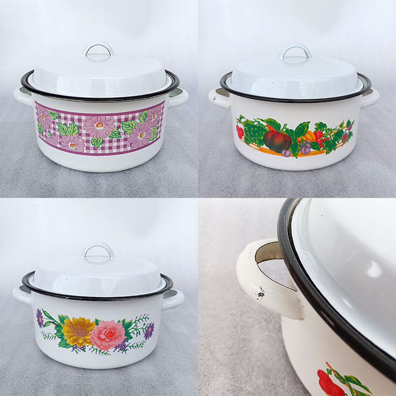 New World Color Enamelware Pot woolworth – Big5 Cookware Factory Shop