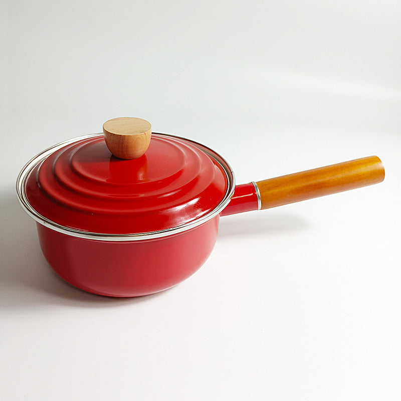 Agate Premier Quality Enamel Saucepan with Enamel Lid 16cm – Big5 ...