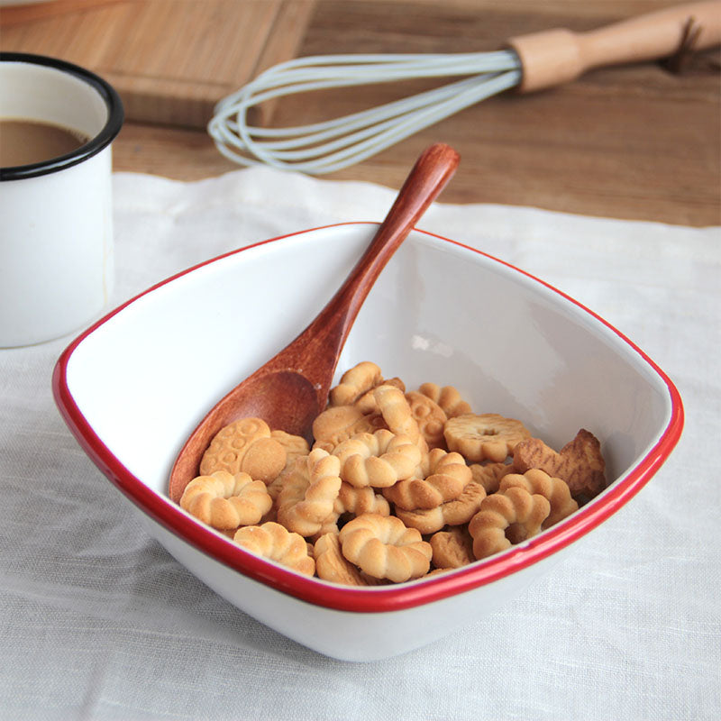 Agate Premier Quality Enamel Square Serving Bowl – Big5 Cookware ...