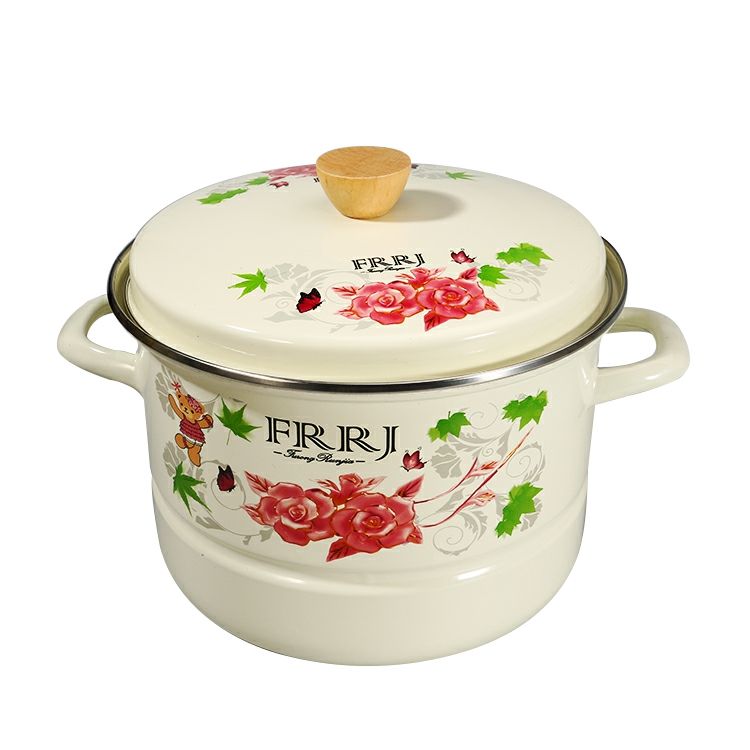 Lovely Enamel Pots reds vintage style – Big5 Cookware Factory Shop