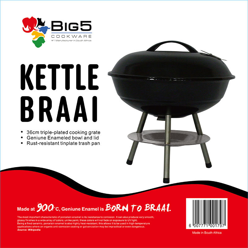 Big5 Kettle Braai 14.5 inch (36cm) Small – Big5 Cookware Factory Shop