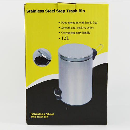 Stainless Steel Step Trash Bin 12Liter / 20 Liter – Big5 Cookware ...